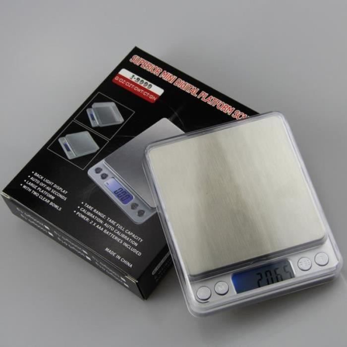 Balance de précision pro 001 g Max 500gr 2 - de pesée plateaux ...
