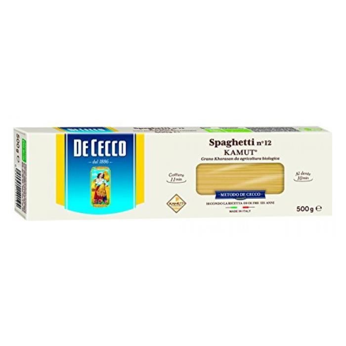 SPAGHETTI N12 KAMUT GR.500 - Cdiscount Au quotidien