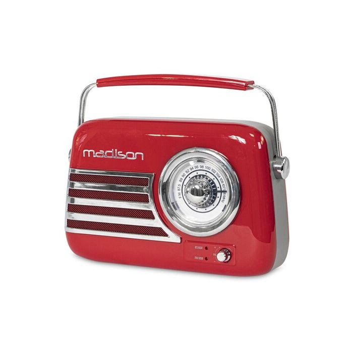 Enceinte Radio Vintage - MADISON - FREESOUND-VR40R - 30W - Bluetooth ...