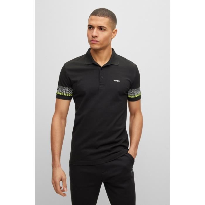 POLO HUGO BOSS HOMME Noir - Cdiscount Prêt-à-Porter