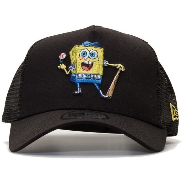 Bonnets NEW ERA Spongebob Nickelodeon Aframe Trucker Cap Noir - Mixte ...