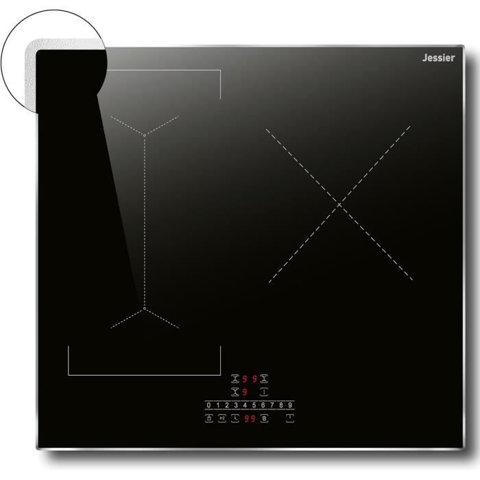 Plaque Induction 3 Feux Flexible 6800W, Barbecue Plaque De Cuisson ...