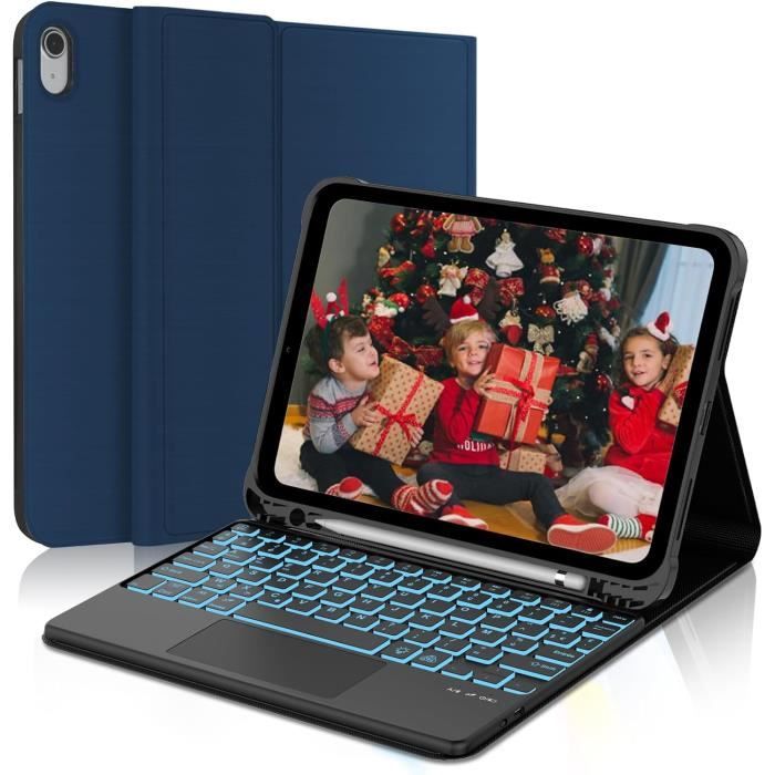 Étui Clavier Avec Touchpad Pour Ipad 10Ème Génération 2022 10 9 Pouces
