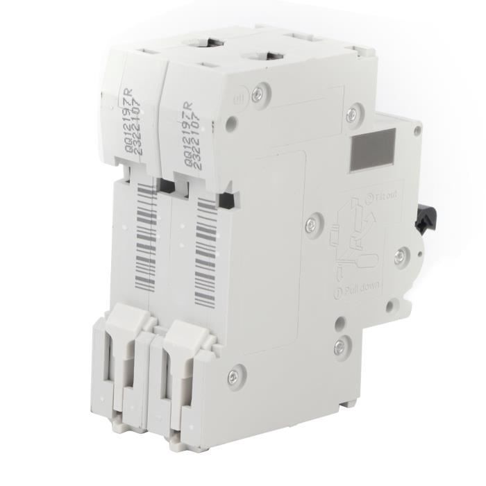 Disjoncteur - VBESTLIFE - C65H-DC 2P - 250V DC - Protection contre courts-circuits - Utilisation ...