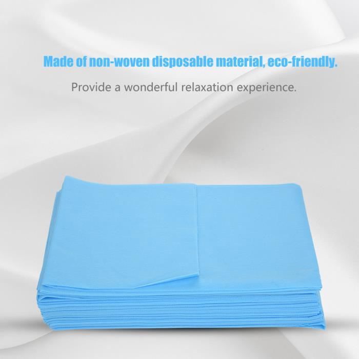 Zerone Drap de lit jetable 10pcs / sac Spa Draps jetables Salon de ...