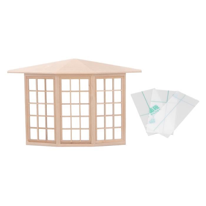 SAL Miniature Bay Window Dollhouse Bay Window, 1/12 Dollhouse Bay ...