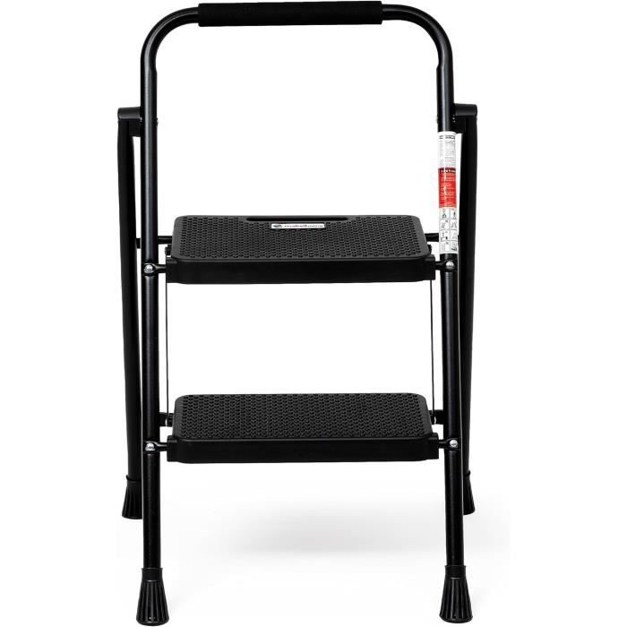 Mabel Home Escabeau Pliable à 2 marches avec pédale antidérapante et ...