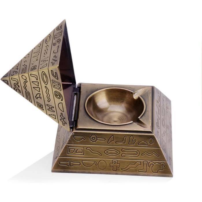 Cendrier Pyramide Créative Rétro Gravure Design Clamshell Européenne ...