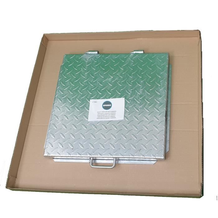 Couvercle de regard - Non spécifié - 90x90 cm - Acier galvanisé ...