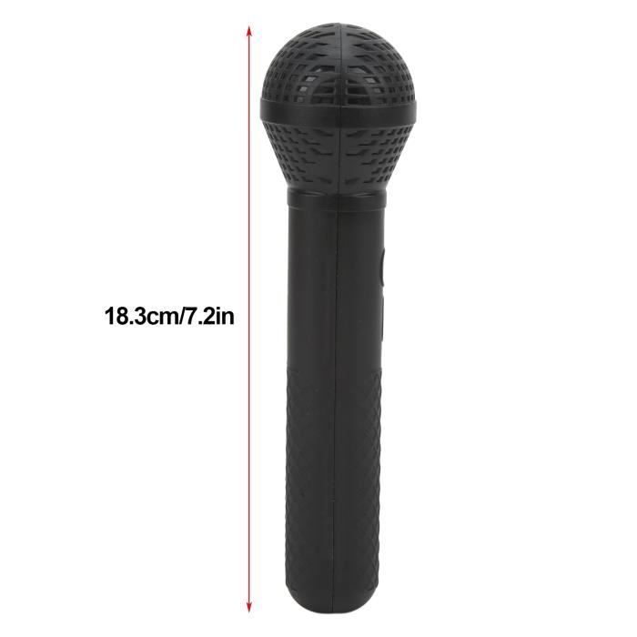 Zerone Micro accessoire Simulation Prop Microphone En Plastique Faux ...