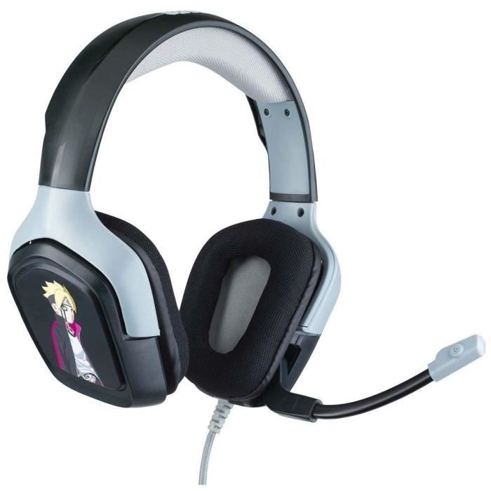 Micro-casque KONIX Boruto pour Consoles et PC - Son de qualité, confort ...