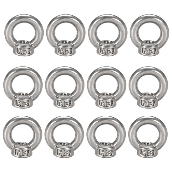 Anneau d'accroche SOURCING MAP 12Pcs M3 Femelle Filetage Levage Écrou à ...