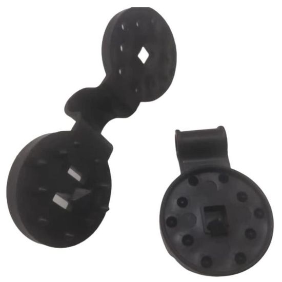 Clips en plastique - Lot de 20 - Blanc - Facilité d'installation ...