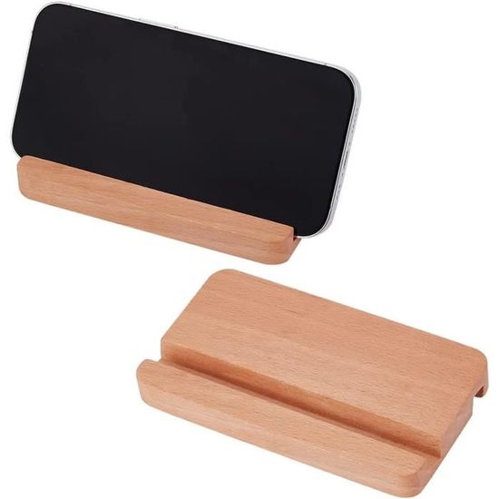[e1813]2 Pcs Supports De Tablette En Bois, 12.5X7X1.3Cm Supports ...