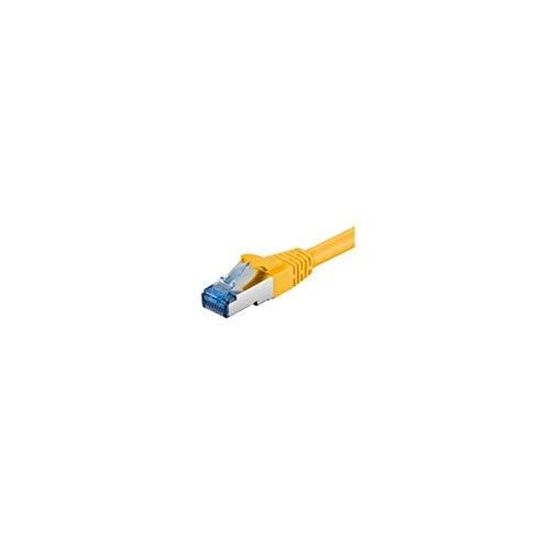 MicroConnect SFTP6A005Y 0.5m Cat6a Jaune câble de réseau - Câbles de réseau (0,5 m, Cat6a, RJ-45 ...