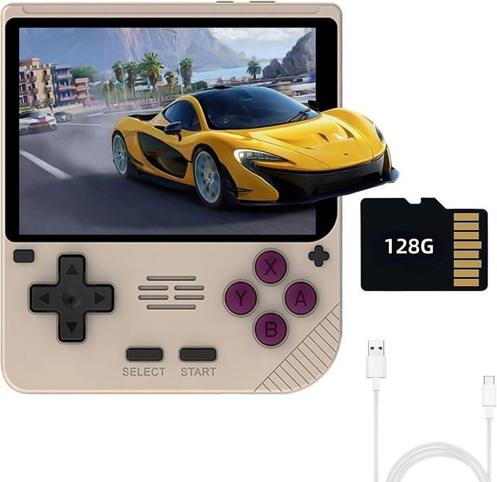 Powkiddy V10 Console de jeu portable rétro, compatible avec les ...