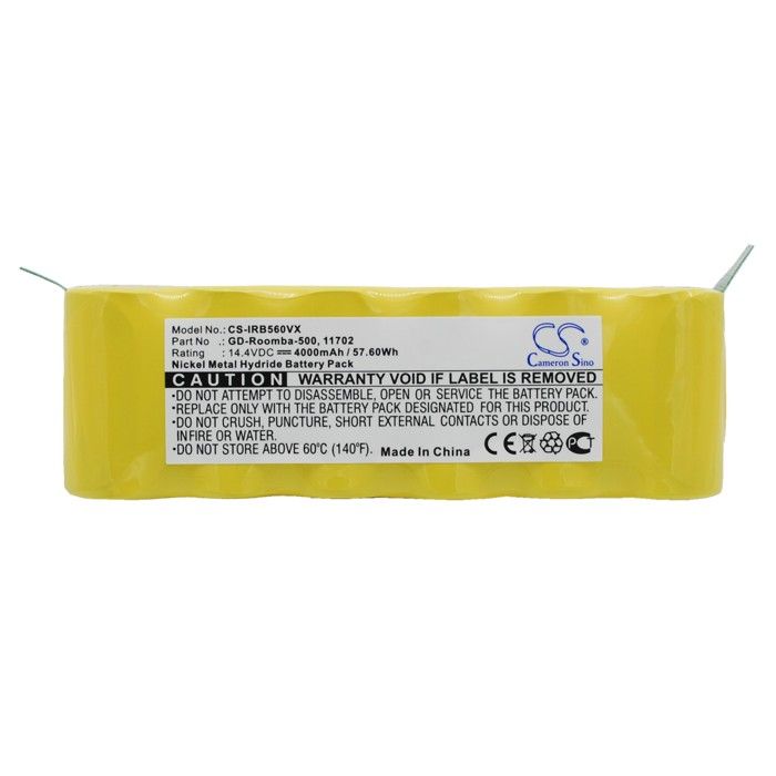 TECHTEK CS-IRB560VX Batterie compatible avec [Vileda] 137173, 137173 ...