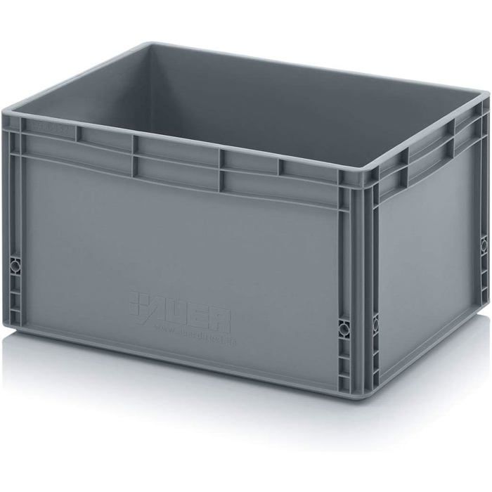 Auer Packaging Eurobox Boîte de rangement en plastique 60 x 40 x 32 cm ...