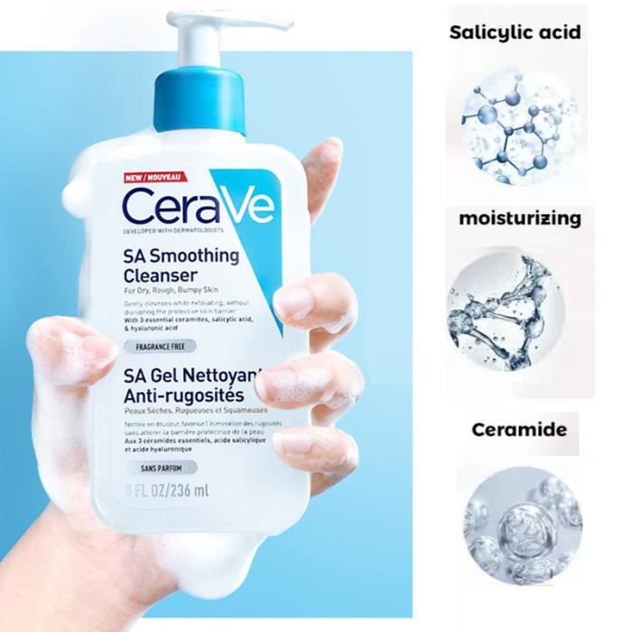 SA Cleanser Cerave Acne Control Face Wash 2 Salicylic Acid remove Acne Face Wash reparation de la peau soi Cdiscount Au quotidien