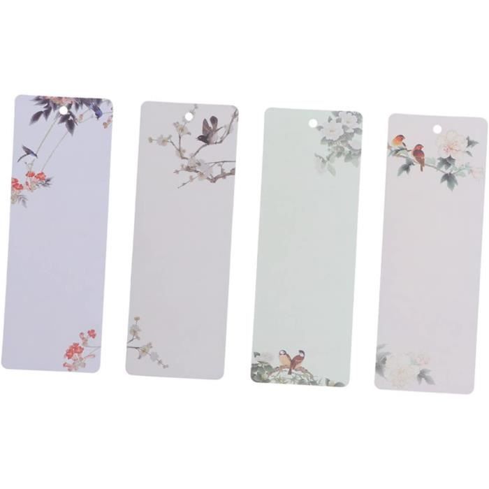 80 Pièces Étiquettes De Signets Vierges Lire Signet Livre Marqueur ...