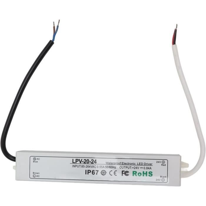 Led Driver Ip67 Étanche 24V Sortie Basse Tension Adaptateur ...