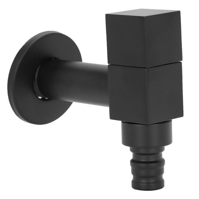 Robinet G1 / 2 Robinet d'Eau Froide Simple Carré en Cuivre Complet G1/2 ...