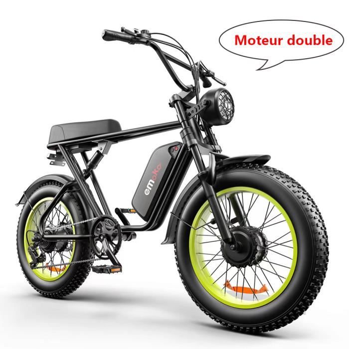 Vélo électrique Double Moteur - EMOKO C91 PRO - Moteur 1000W × 2 ...