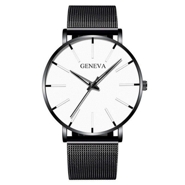 Montre homme Montre minimaliste Ultra fine pour hommes, Simple ...