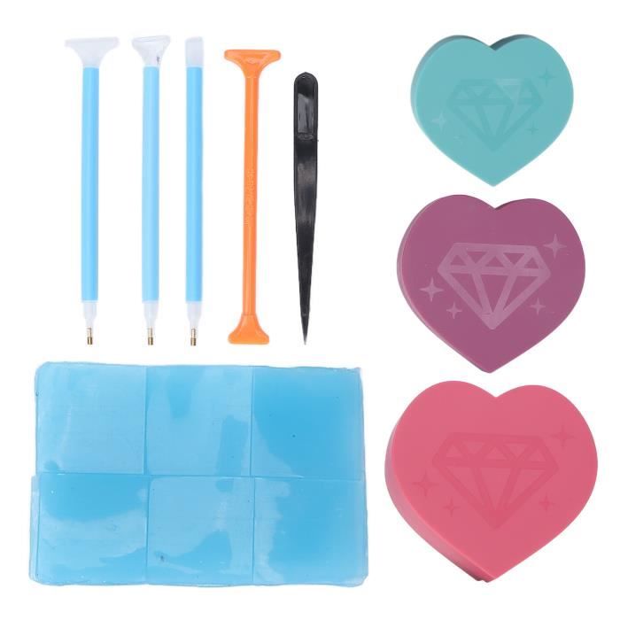 Minifinker Outils de peinture d'art de diamant Kit d'outils de peinture diamant à faire soi-même ...