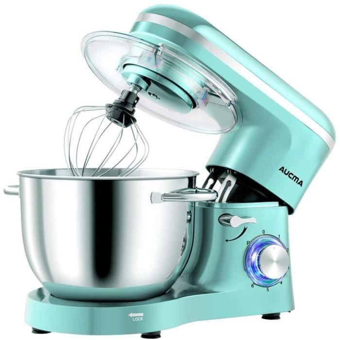 Aucma Robot Pâtissier Multifonctions,6.2 L Robot Cuisine,Robot Mixeur ...