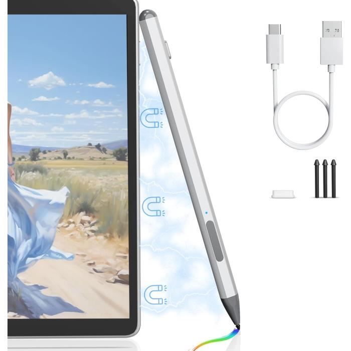 Stylet Tactile Pour Microsoft Surface, Stylet Surface Magnétique Avec ...