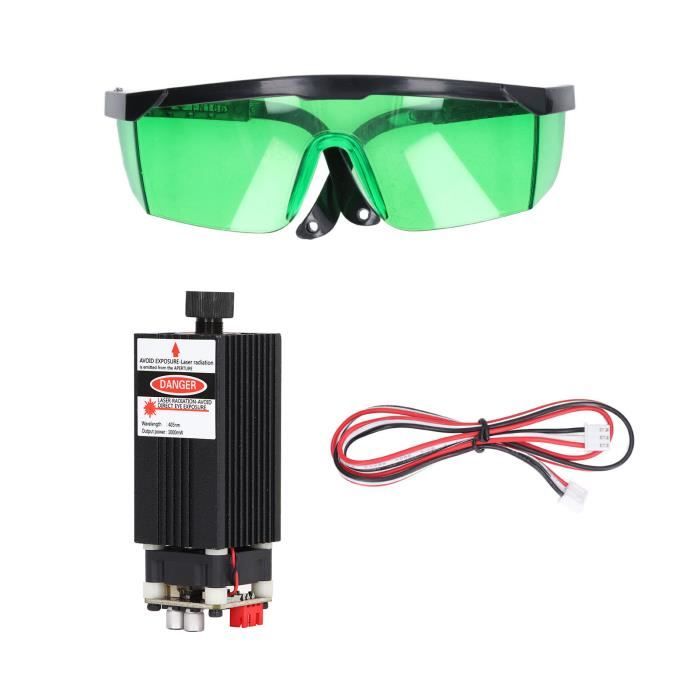 COC-7842372666995-tête de graveur laser Module Laser 405 Nm 1 W, Kit de ...
