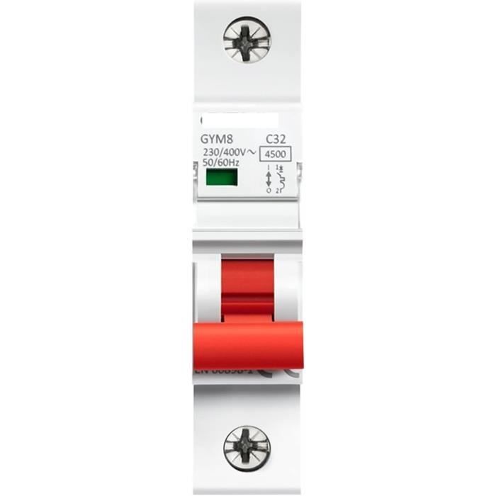 Disjoncteur Monophasé Mcb 220V 400V Mini Disjoncteur Type C 4 ...