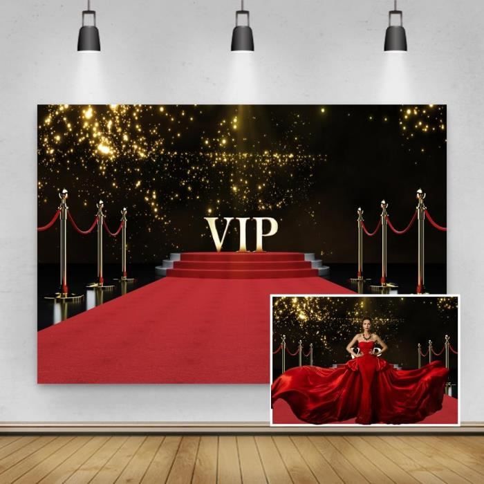 2.2X1.5M Tapis Rouge Toile De Fond Film Nuit Vip Toile De Fond ...