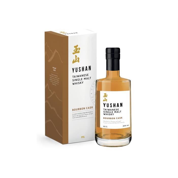 Whisky Yushan Single Malt bourbon Cask - Origine Taïwan - 50cl - Achat / Vente Whisky Yushan ...
