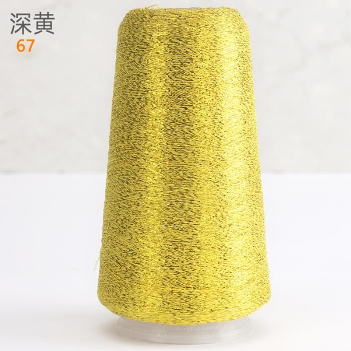 LAINE A TRICOTER,67--Fil fin en laine or argent, 60 couleurs, 50g ...