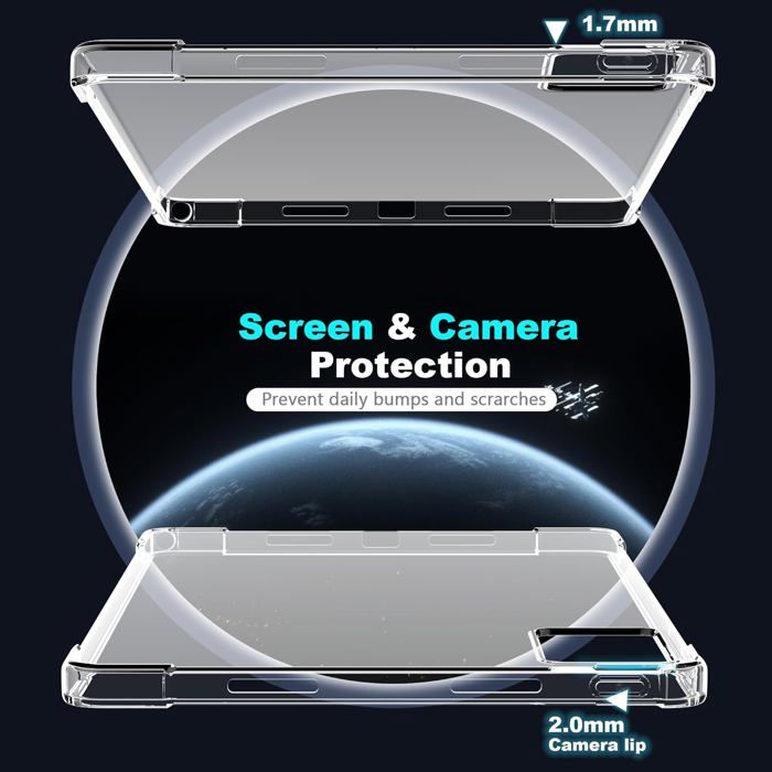 Coque Pour Lenovo Idea Tab 11" 2025,Ultra Transparent Étui De ...