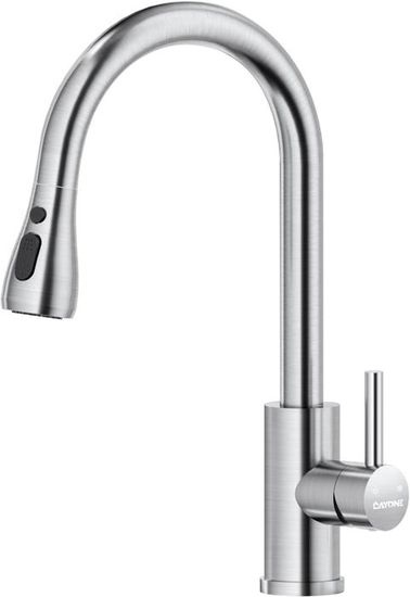 Robinet De Cuisine - Extensible - Rotatif À 360 ° - Avec 3 Types De Jet - Robinet D'Évier À Une ...