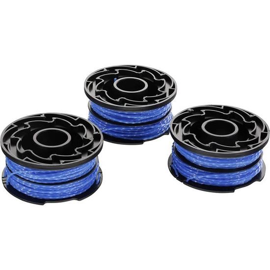 Lot de 3 Bobines de Rechange pour Coupe-Bordures, Bobine Reflex Plus A Déroulement Automatique ...