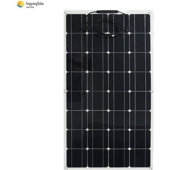 Kit de panneaux solaires 300W 200W 100W 12V 24V ETFE Flexible ou PET 1000W chargeur de batterie ...