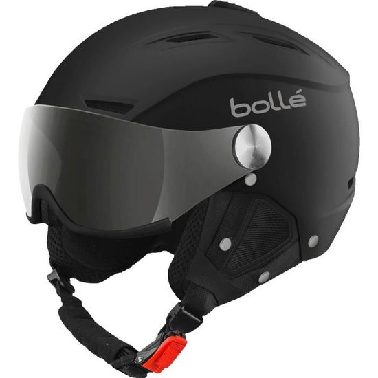 BOLLE Casque de ski Blackline Visor - 56/58 cm - Noir et gris argenté ...