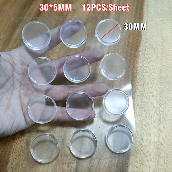 Butée de porte,D--Pare-chocs De Porte D'armoire Auto-adhésifs, Tampons ...