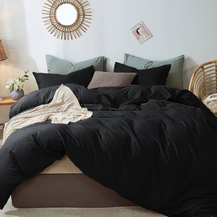 Housse De Couette Noire