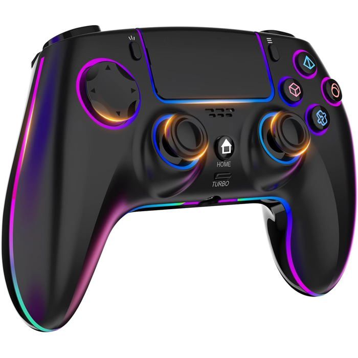 Manette sans fil pour jeux vidéo - SVATV - Éclairage RGB 7 couleurs ...