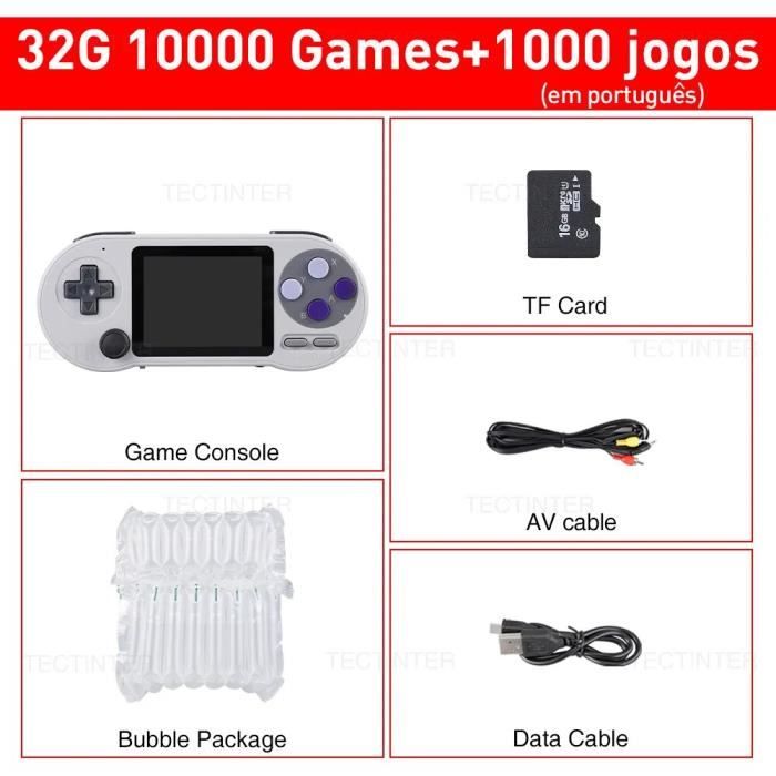 Seule console-br - Console de jeu portable SF2000, console de jeu vidéo ...