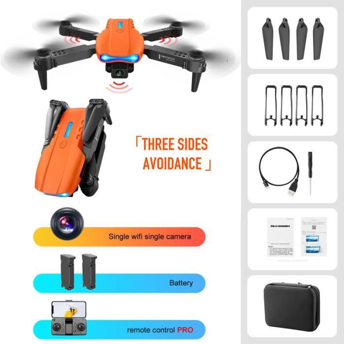 Orange 1C 2B - Mini Drone K3pro 4k HD à vol facile, Hélicoptère RC ...
