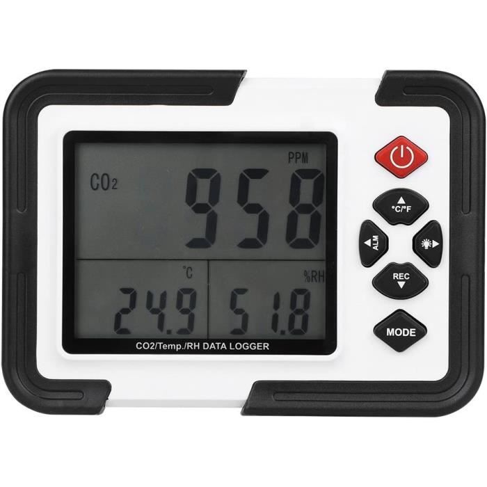 Détecteurs De Co2 - Ht-2000 Mètre Numérique Moniteur Température D humidité Détecteur 9999ppm ...