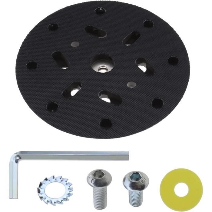 Disque de ponçage de 15,2 cm à 17 trous pour ponceuse à crochet et ...