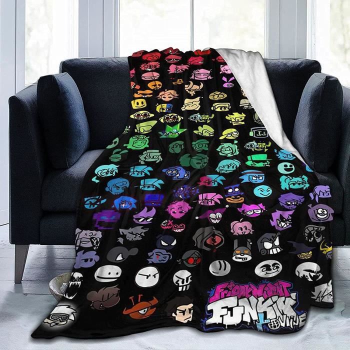 Friday Night Funkin Blanket Cozy Blanket Flannel Blanketsch ...