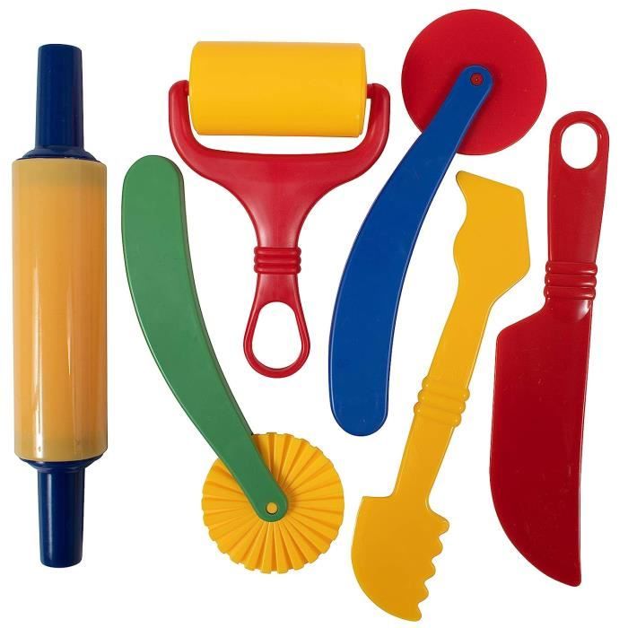 Ready 2 Learn Lot de 6 outils pour pâte à modeler[1417] - Cdiscount ...